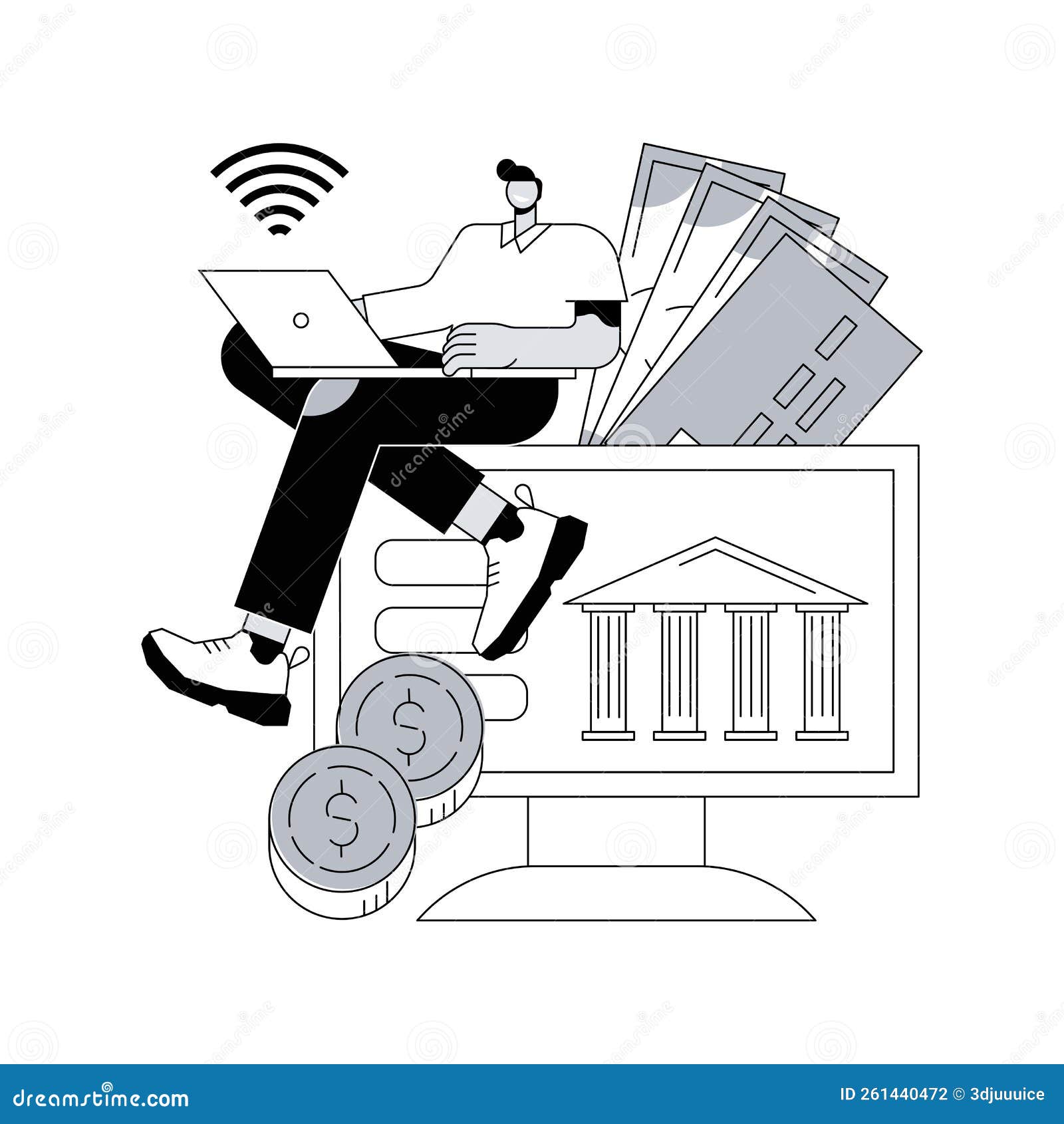 Open Banking Platform Abstract Concept Vector Illustration. Stock ... Open Banking Platform Abstract Concept Vector Illustration. Stock ...