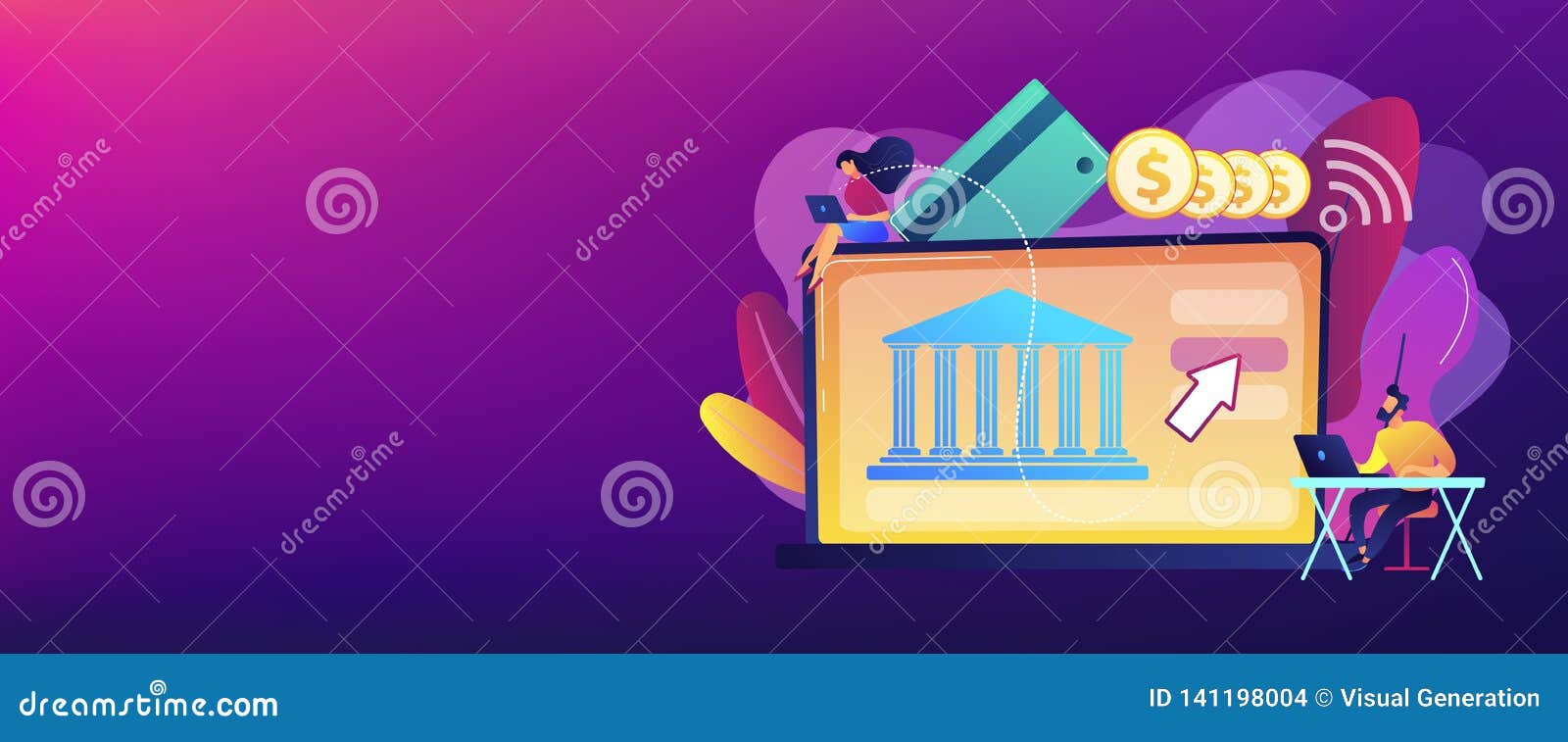 Open Banking Platform Concept Banner Header. Stock Vector ... Open Banking Platform Concept Banner Header. Stock Vector ...