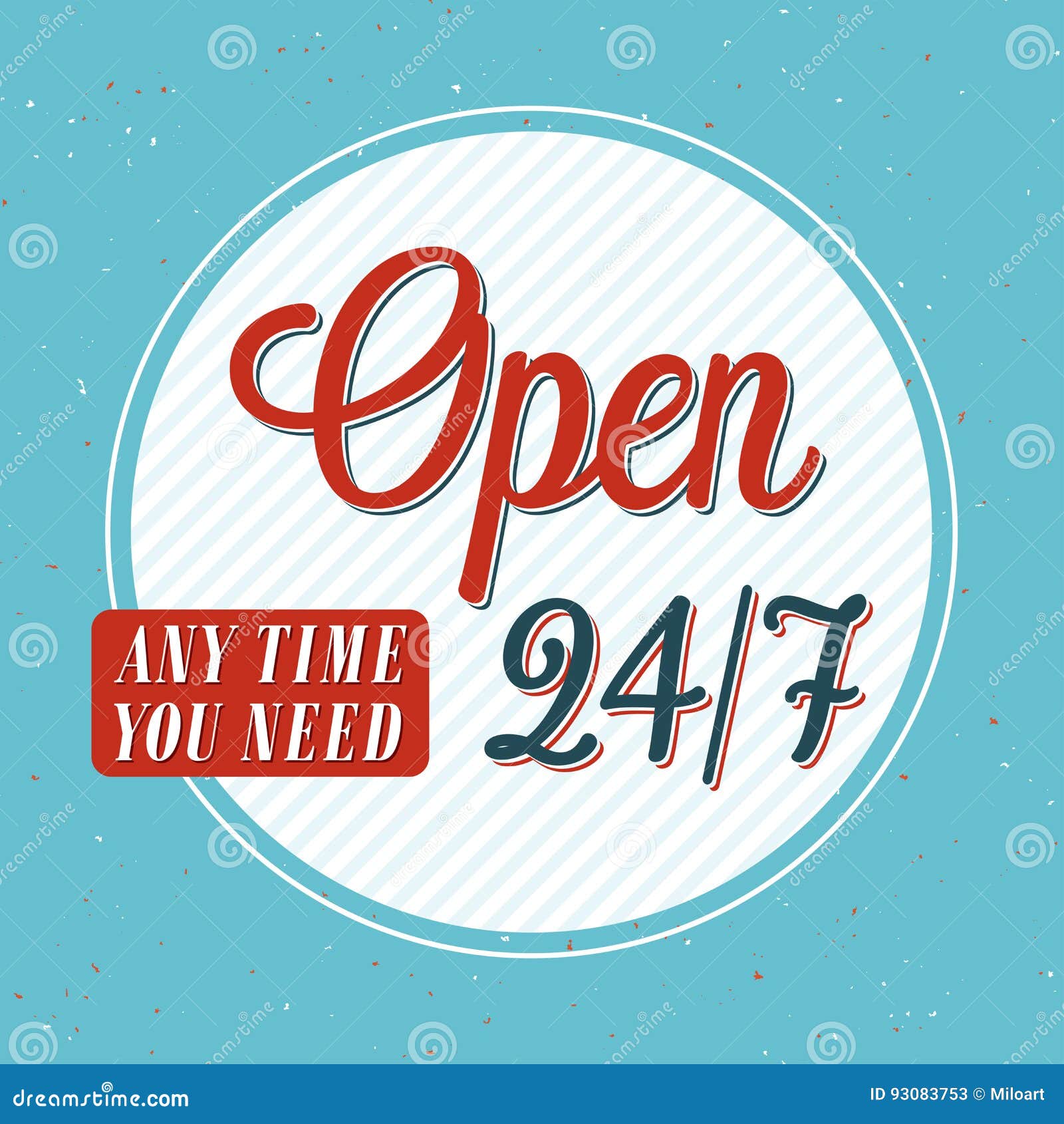Open Banner Typographic Design. Stock Vector - Illustration of design ...