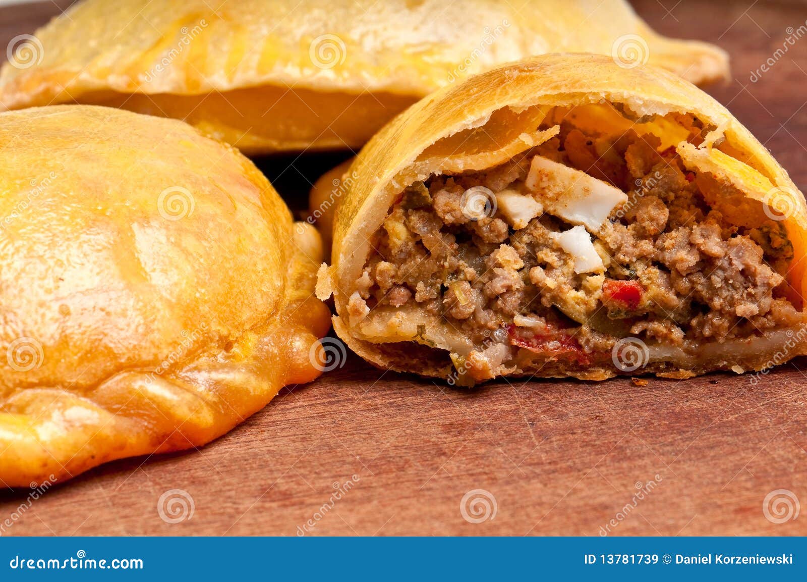 Open beef empanada stock image. Image of closeup, lunch - 13781739