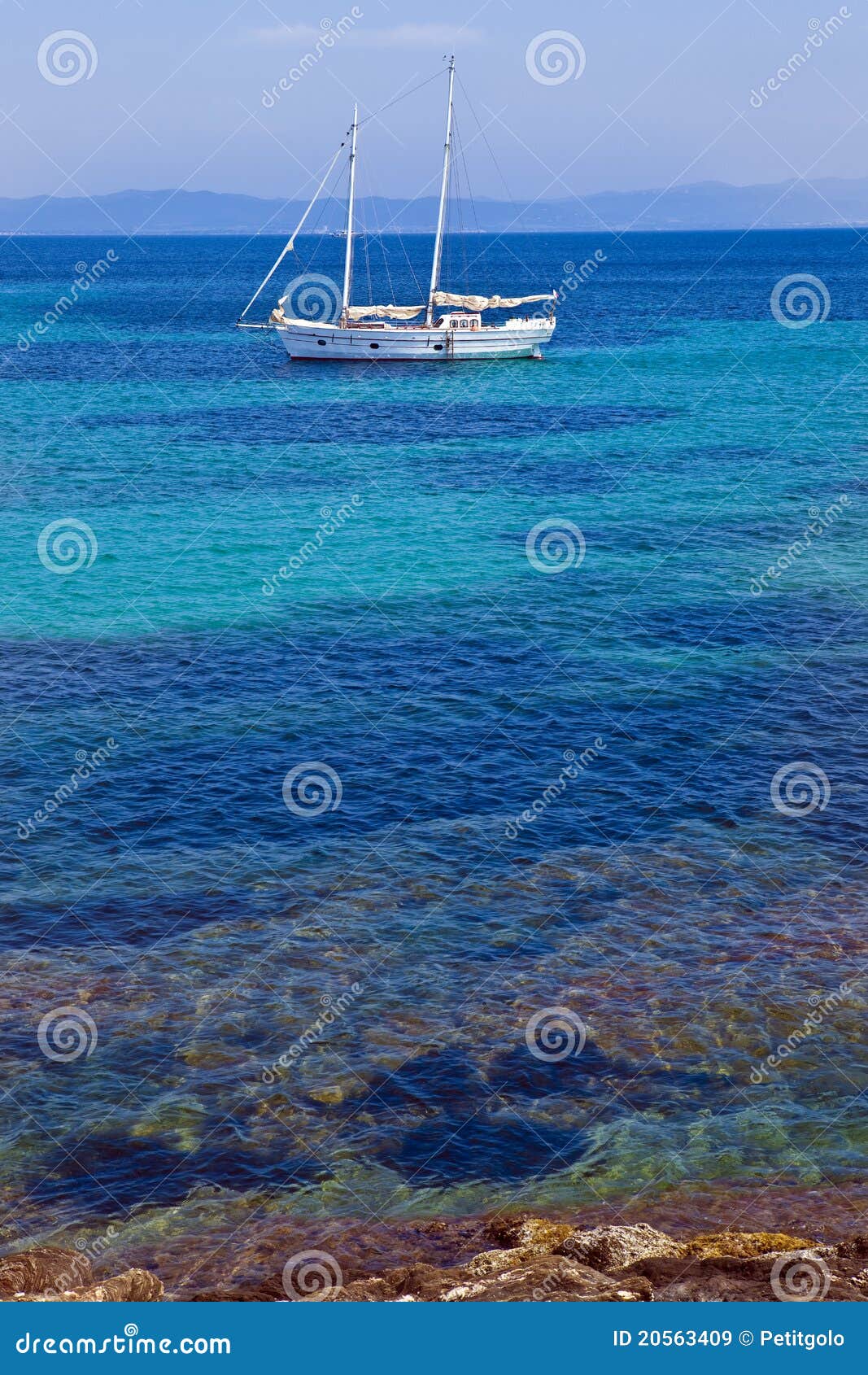 Open Berth in Porquerolles Island Stock Image - Image of berth, weather ...