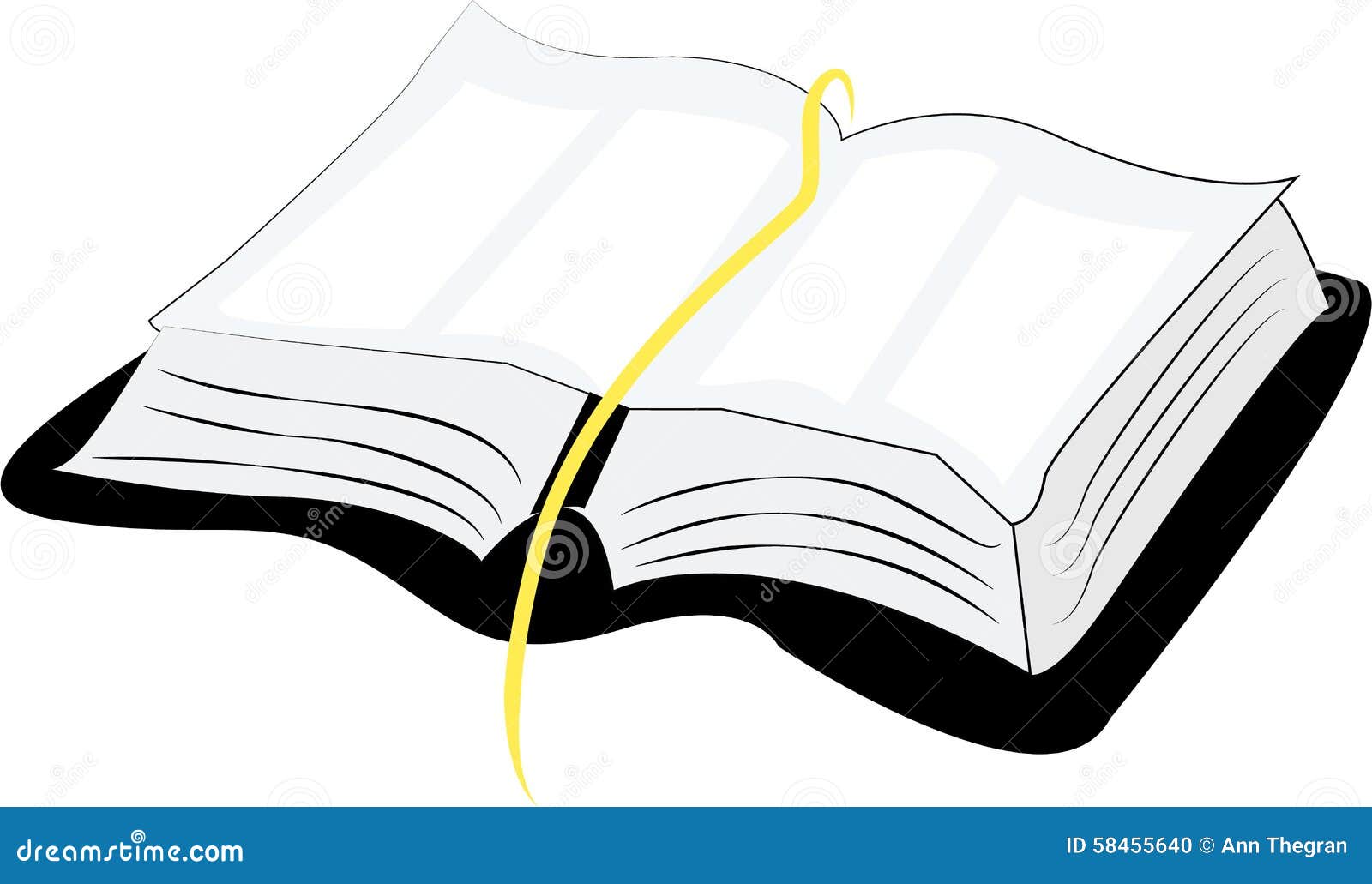Open Bible stock vector. Illustration of book, biblical - 58455640