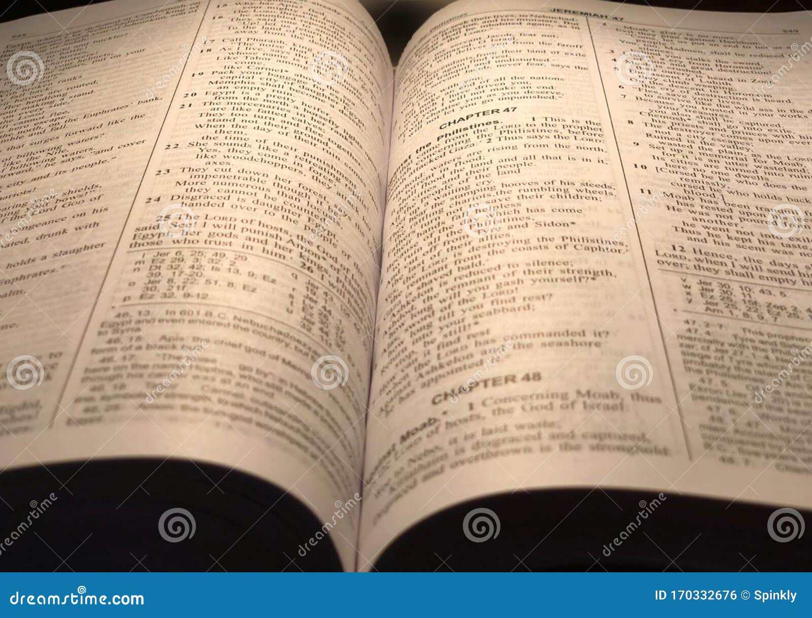 Open Bible As a Book Reference Stock Photo - Image of read, jesus ...