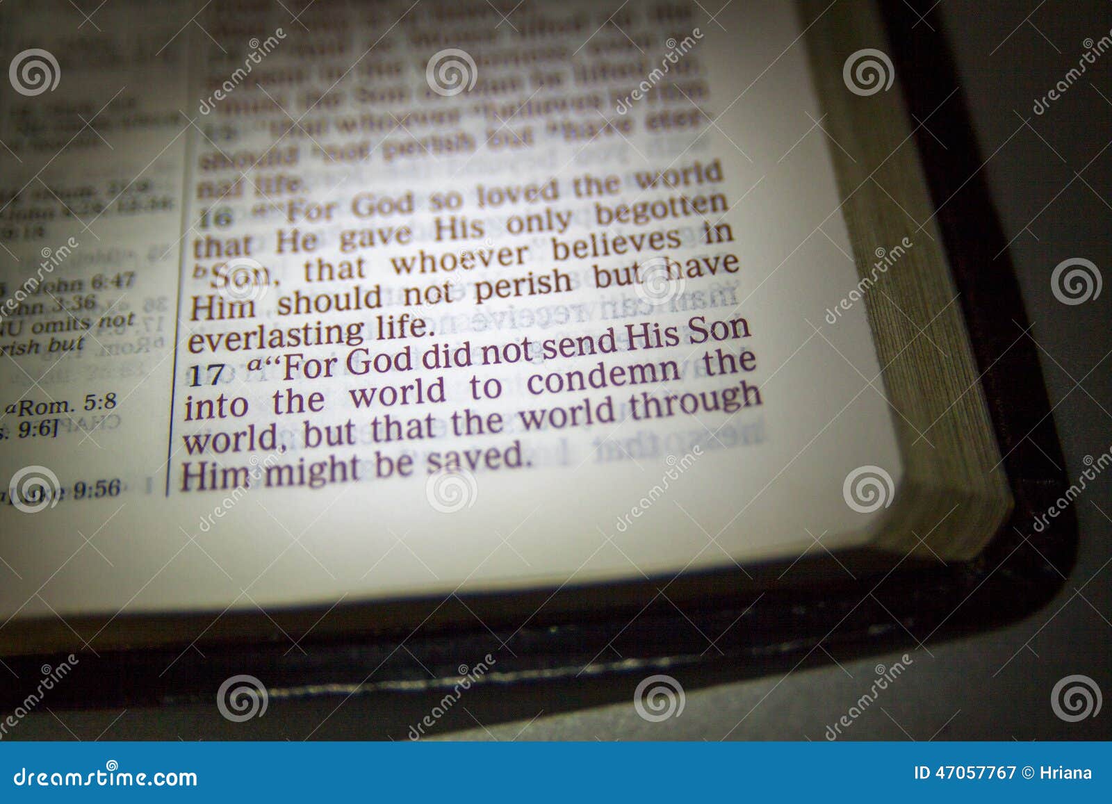 Open Bible and Bible Verse stock image. Image of jesus - 47057767