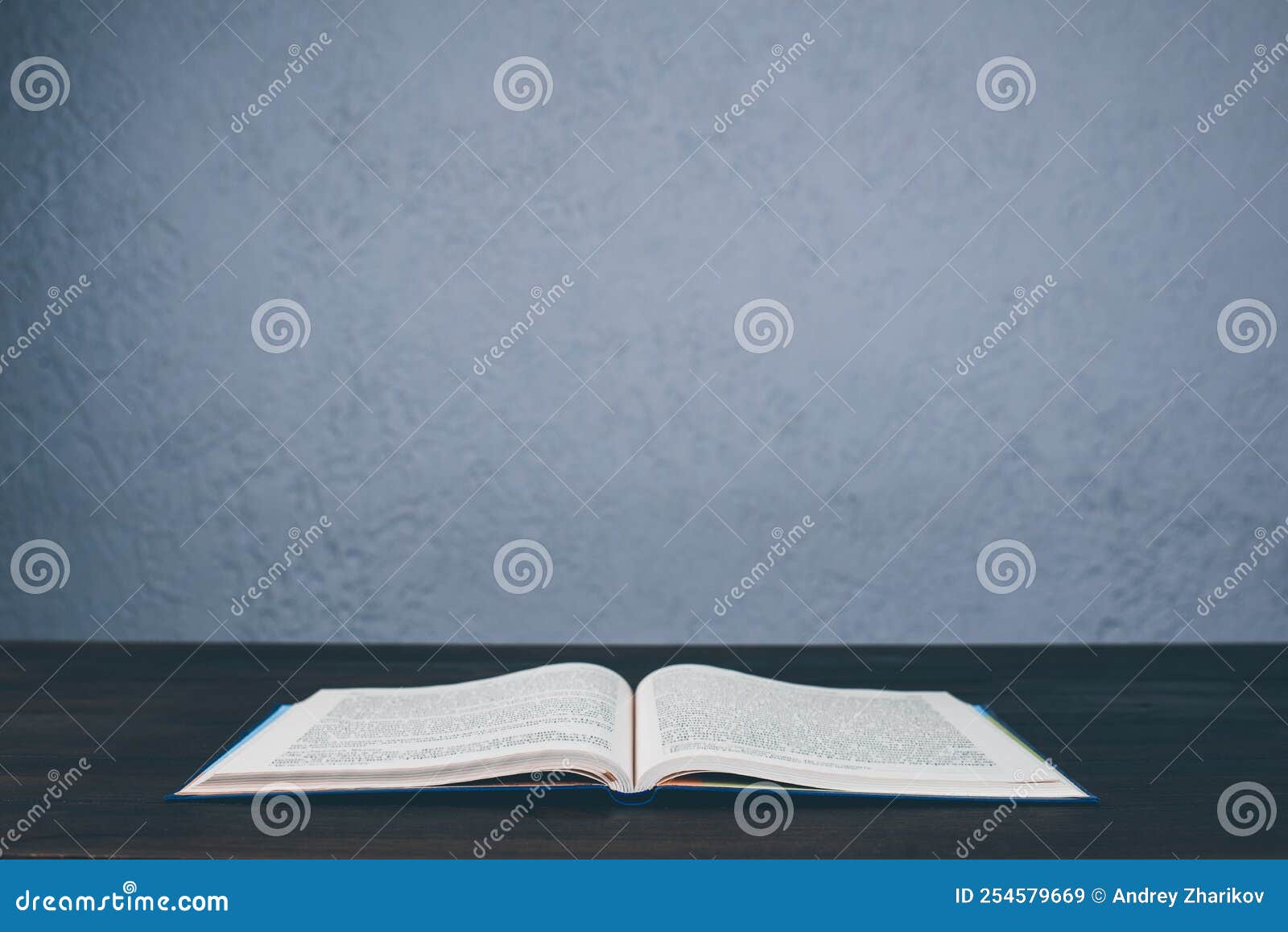 Open Bible. the Book is on the Table. Prayer. Stock Image - Image of ...