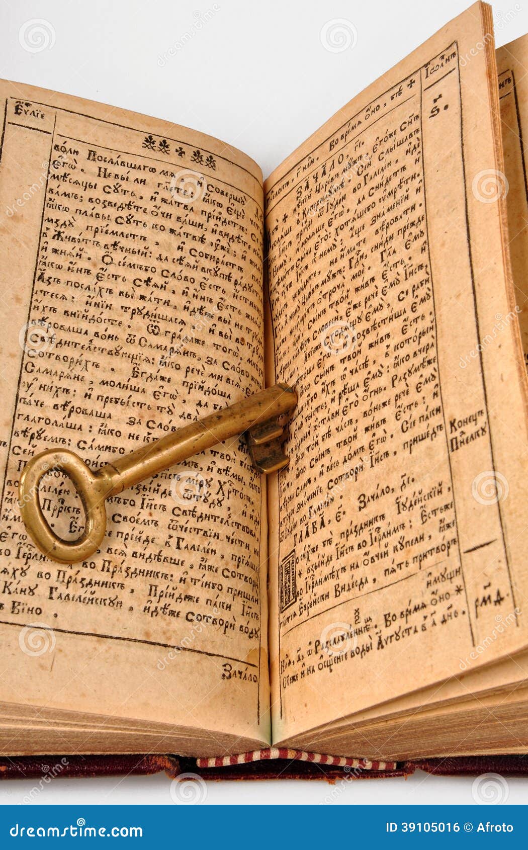 Open Bible with key stock photo. Image of page, bible - 39105016