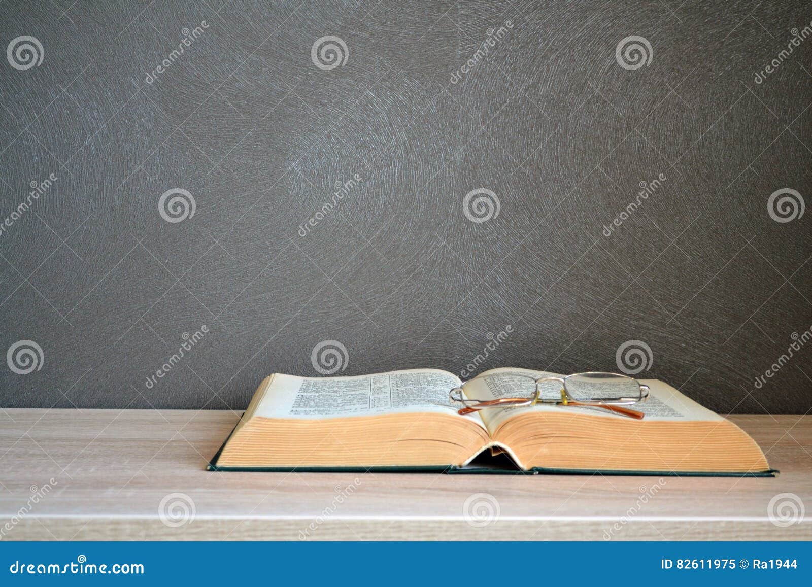 Open Bible with Reading Glasses Stock Image - Image of glasses ...