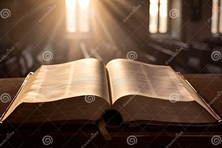 Open bible with sunlight stock photo. Image of ancient - 306710140
