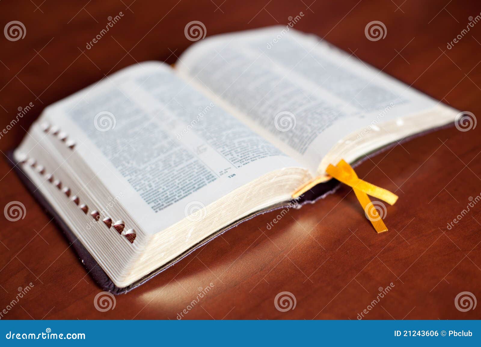 Open Bible on Table stock photo. Image of christian, wisdom - 21243606