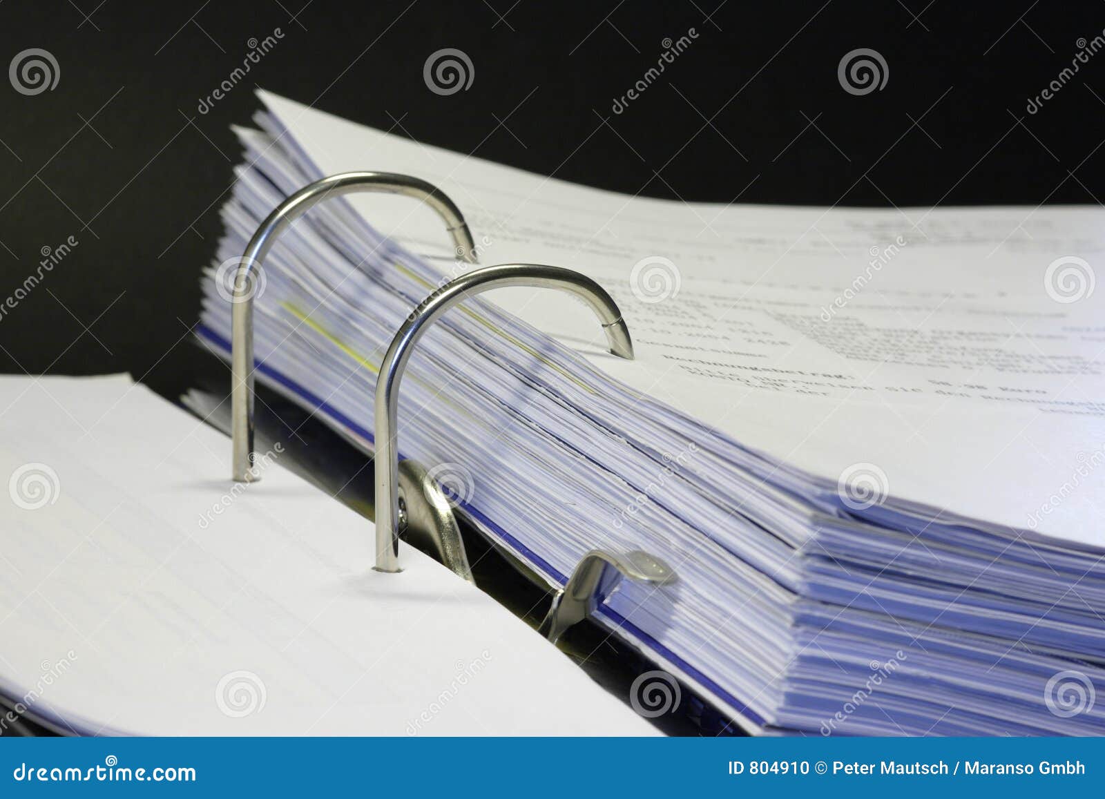 Open binder 01 stock photo. Image of letter, invoice, lever - 804910