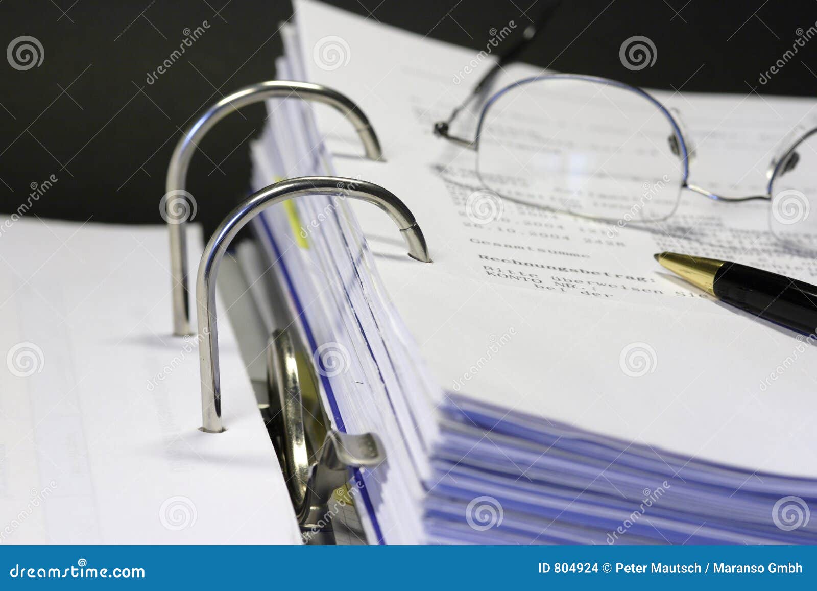Open binder 04 stock photo. Image of archiving, delivery - 804924