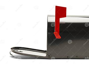 Open Black Mailbox stock image. Image of black, object - 64997855