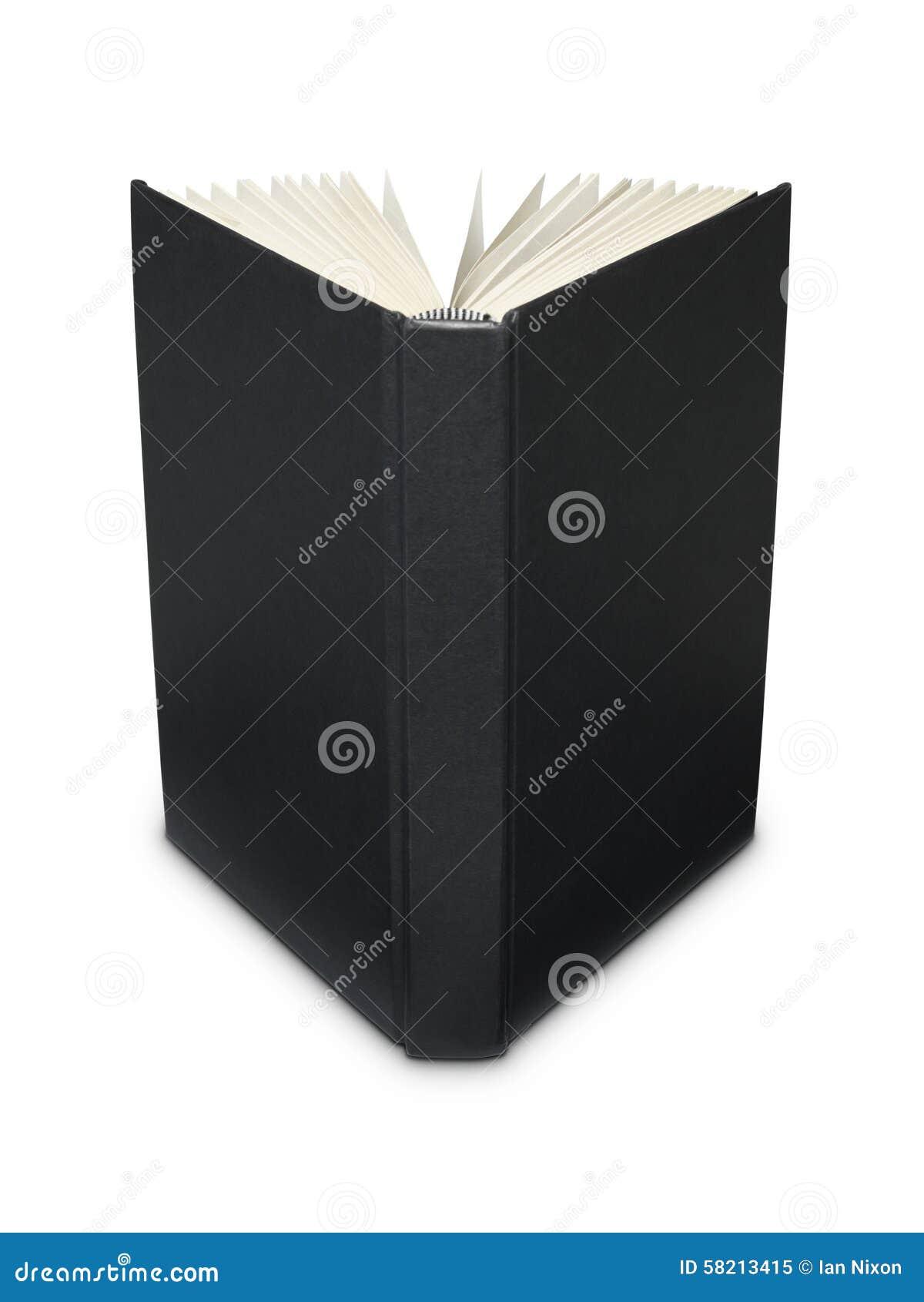 Open blank black book stock image. Image of education - 58213415