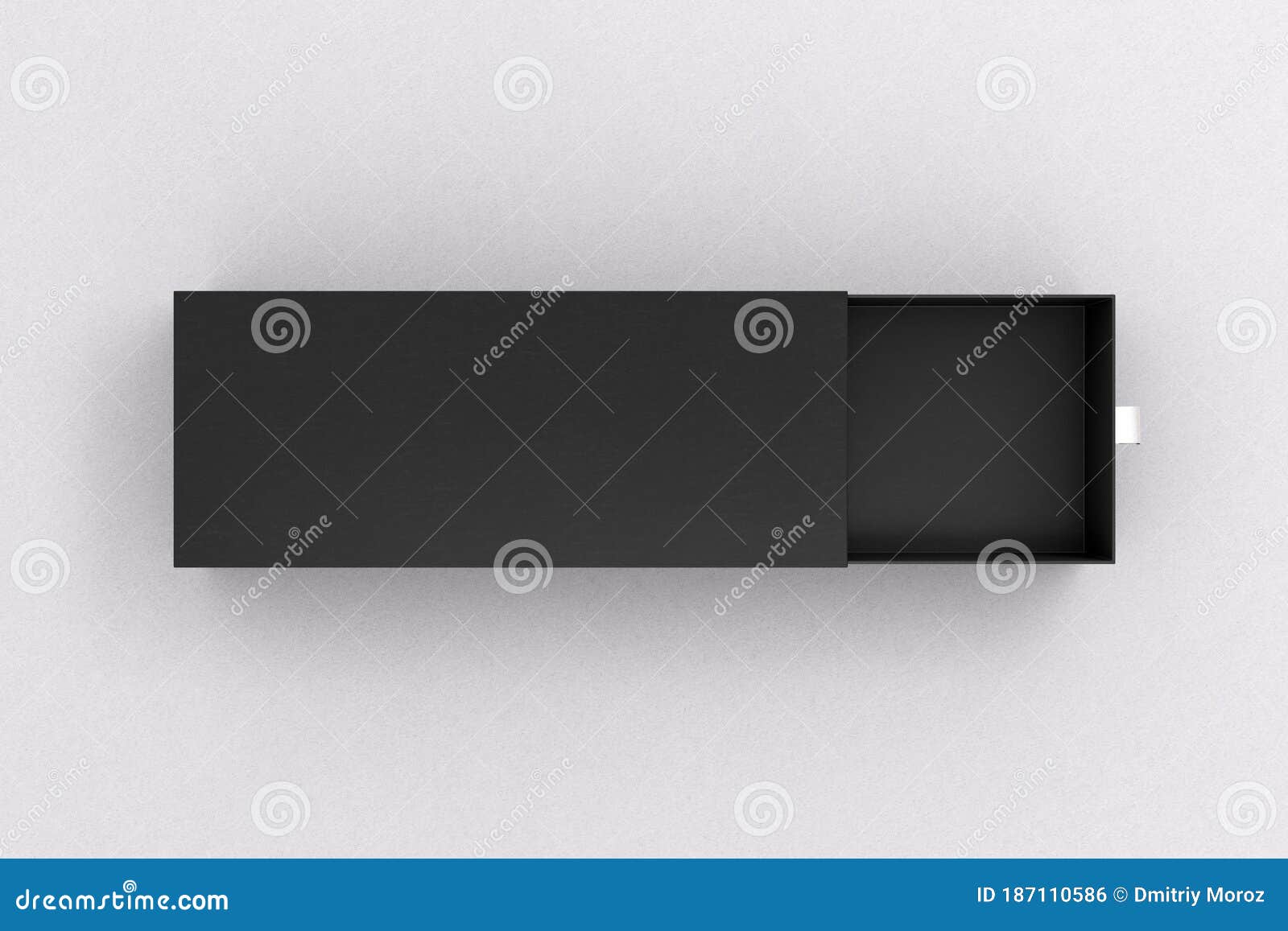 Open blank empty long box stock illustration. Illustration of event ...