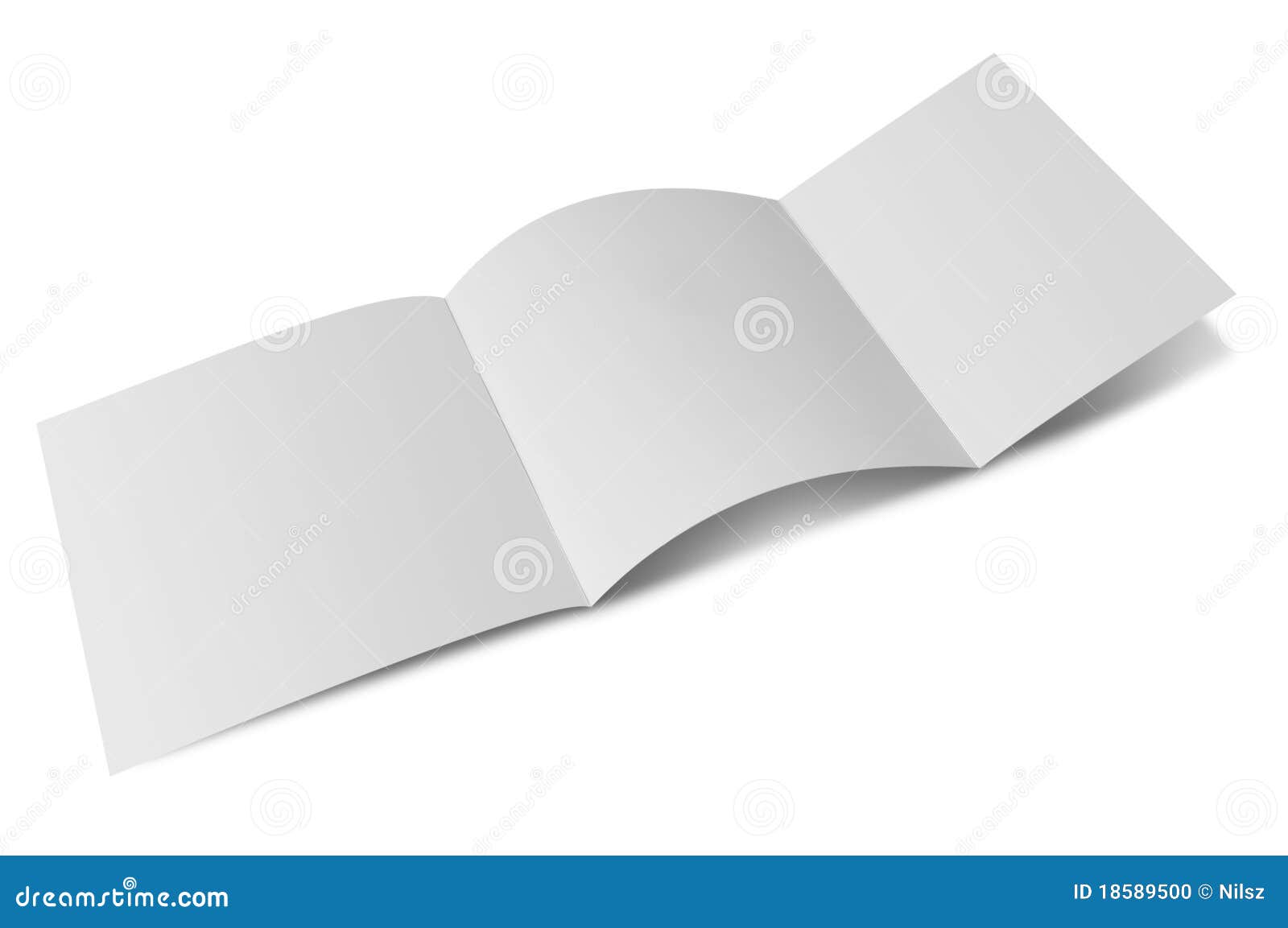 Open blank folded flyer stock photo. Image of open, advertise - 18589500