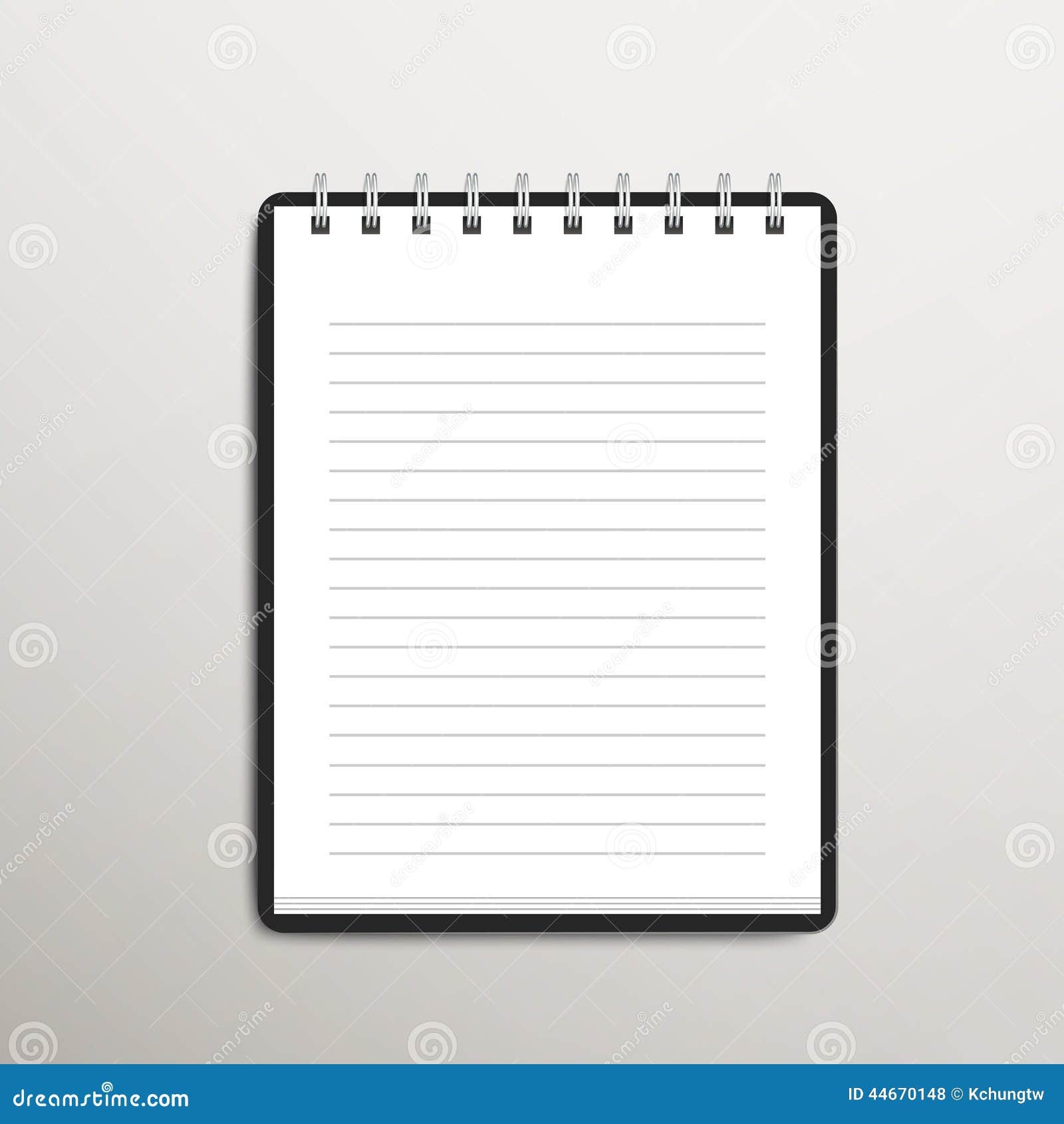 Blank Lined Notebook Sheet (with Diagonal Lines And Red Margin) Vector ...