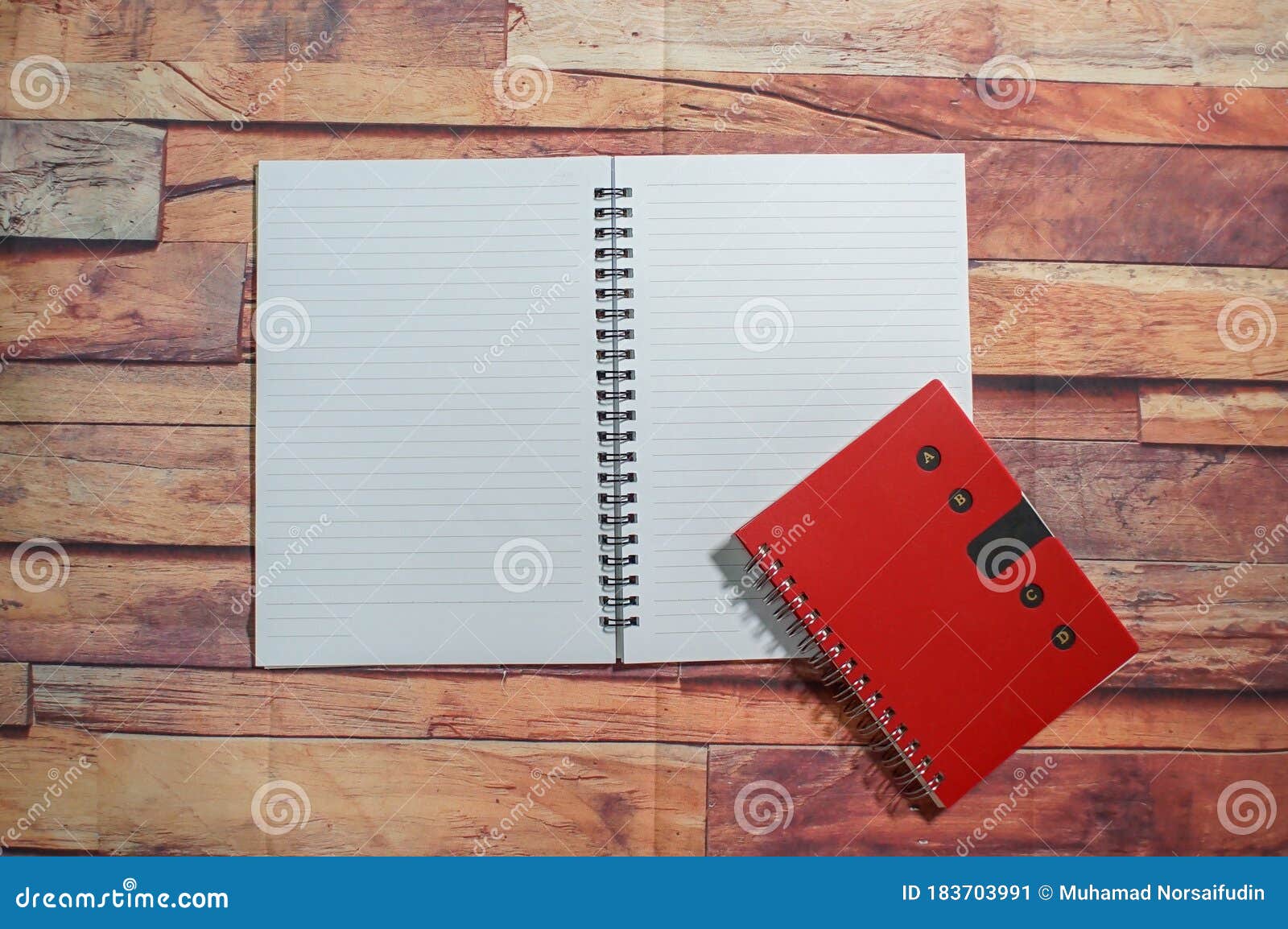 An open blank note book. stock image. Image of clean - 183703991