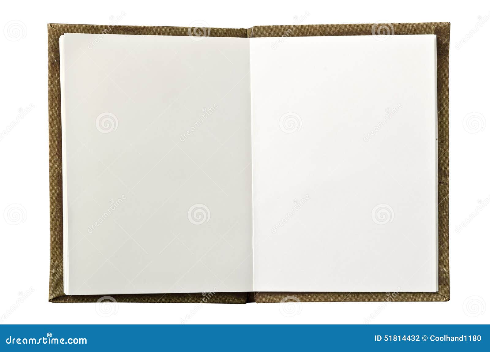 Open blank notebook stock photo. Image of business, scrapbook - 51814432