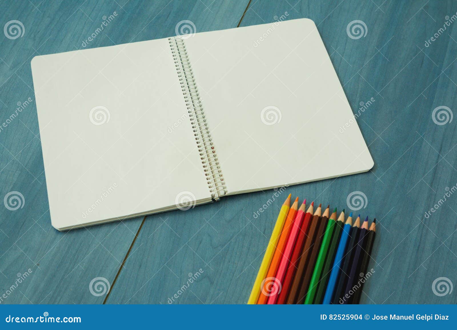 Open blank notebook stock photo. Image of notepad, book - 82525904