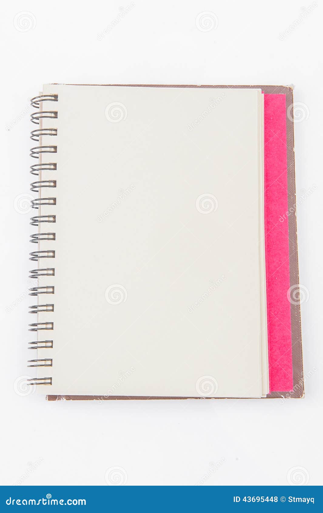 Open Blank Page notebook stock photo. Image of open, notebook - 43695448