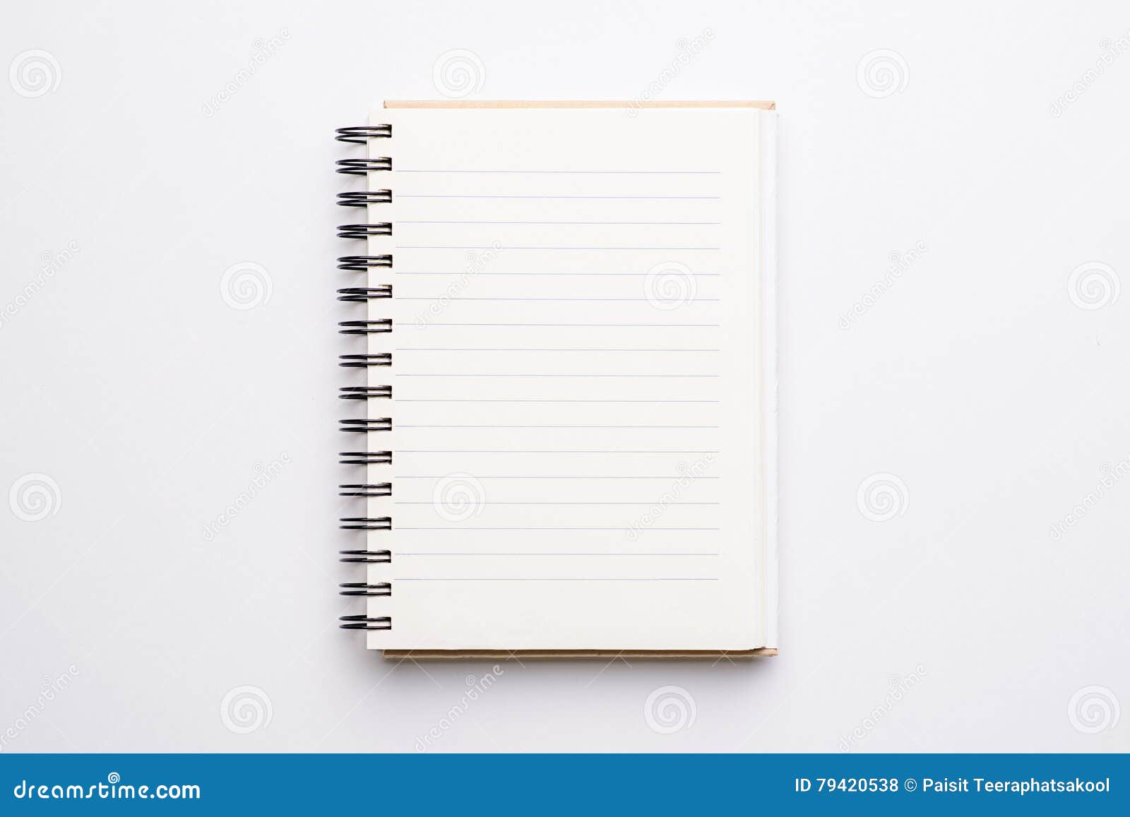 Open Blank Page notebook stock photo. Image of notepad - 79420538