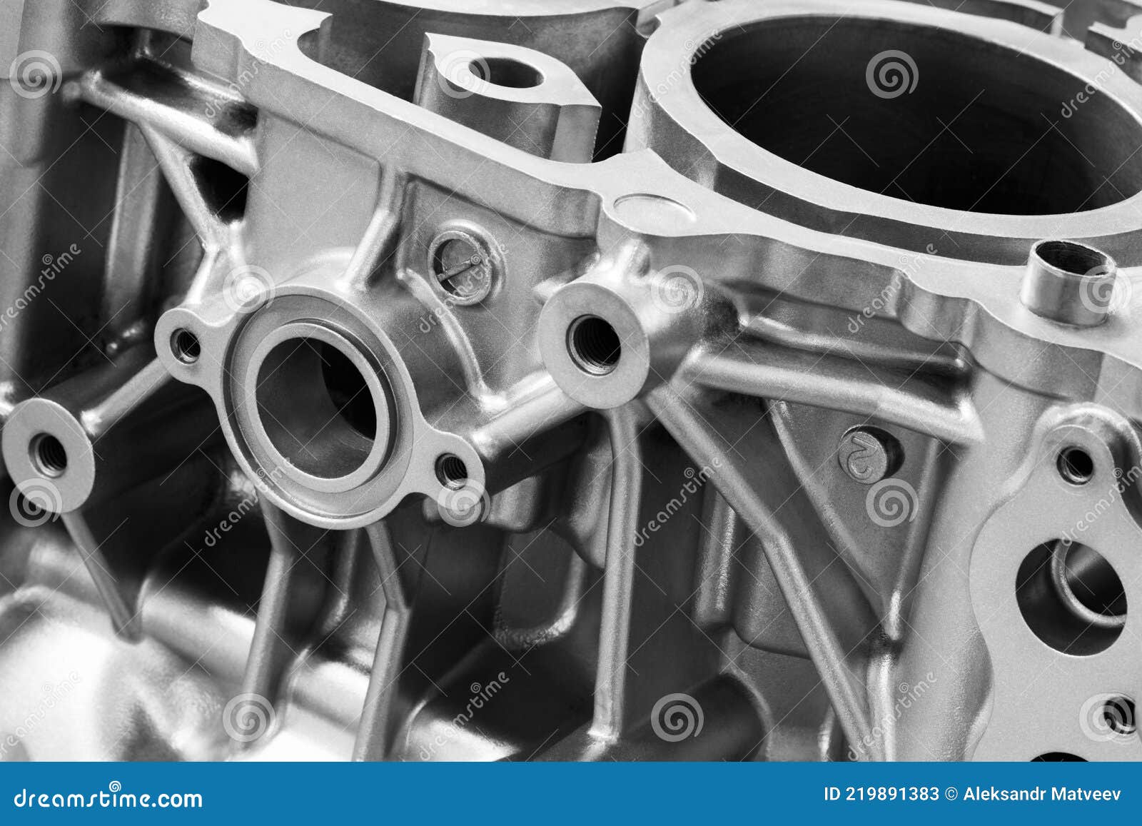 Open Block of Four Cylinder Petrol Engine Stock Image - Image of fuel ...