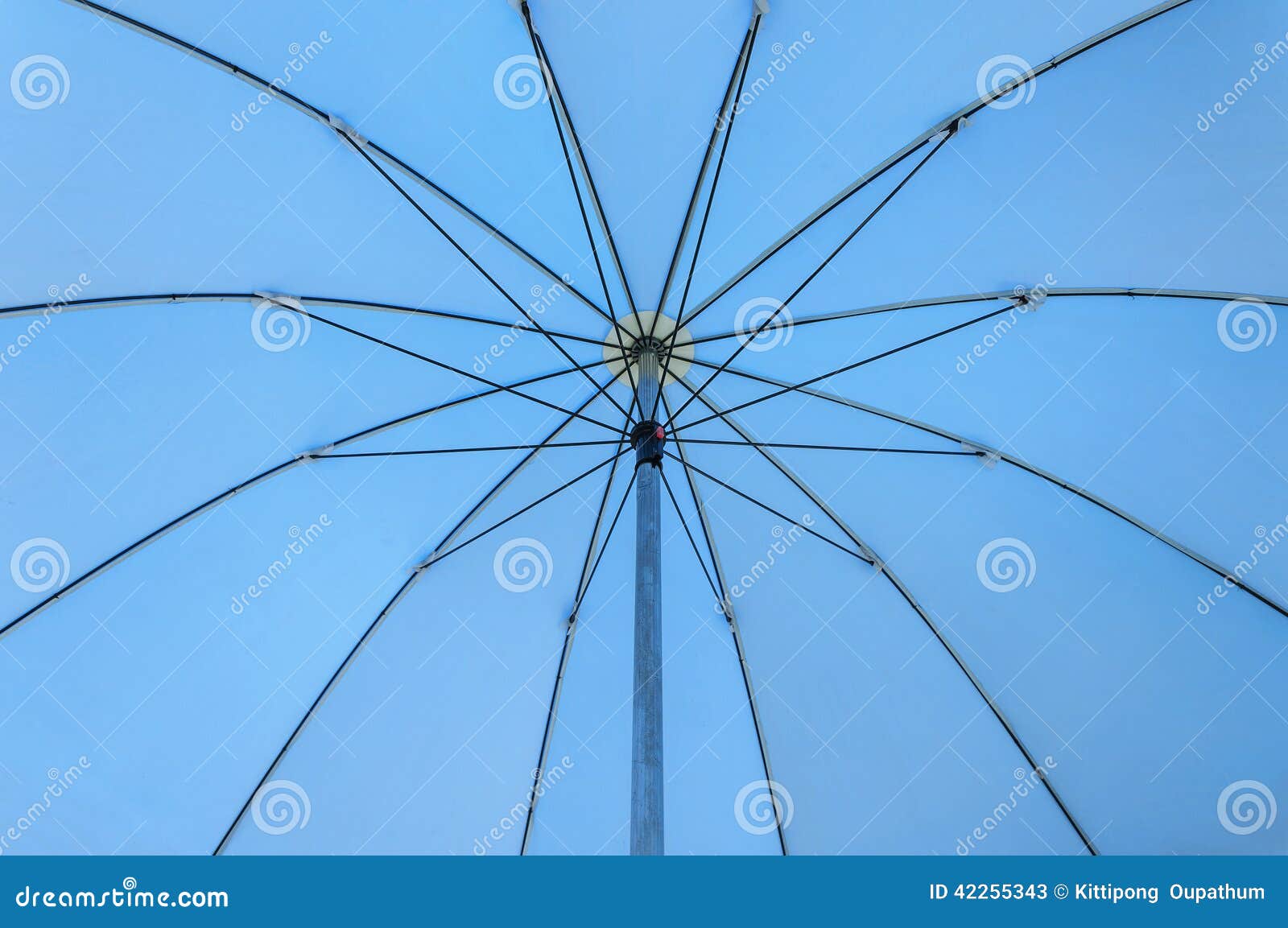 Open Blue Color of Umbrella Stock Image - Image of umbrella, scenery ...