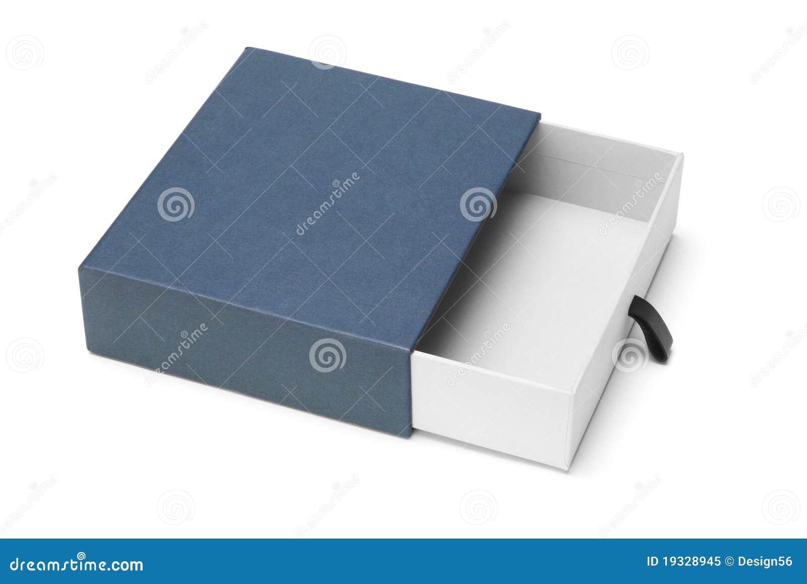 Open blue gift box stock image. Image of cardboard, single - 19328945