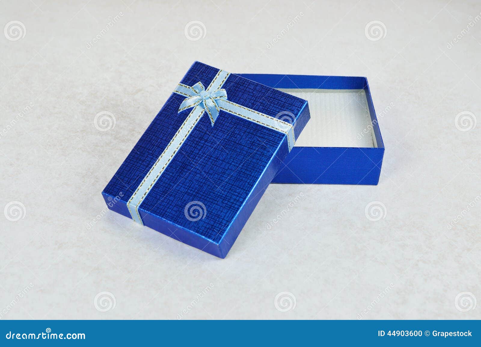 Open Present Box Blue