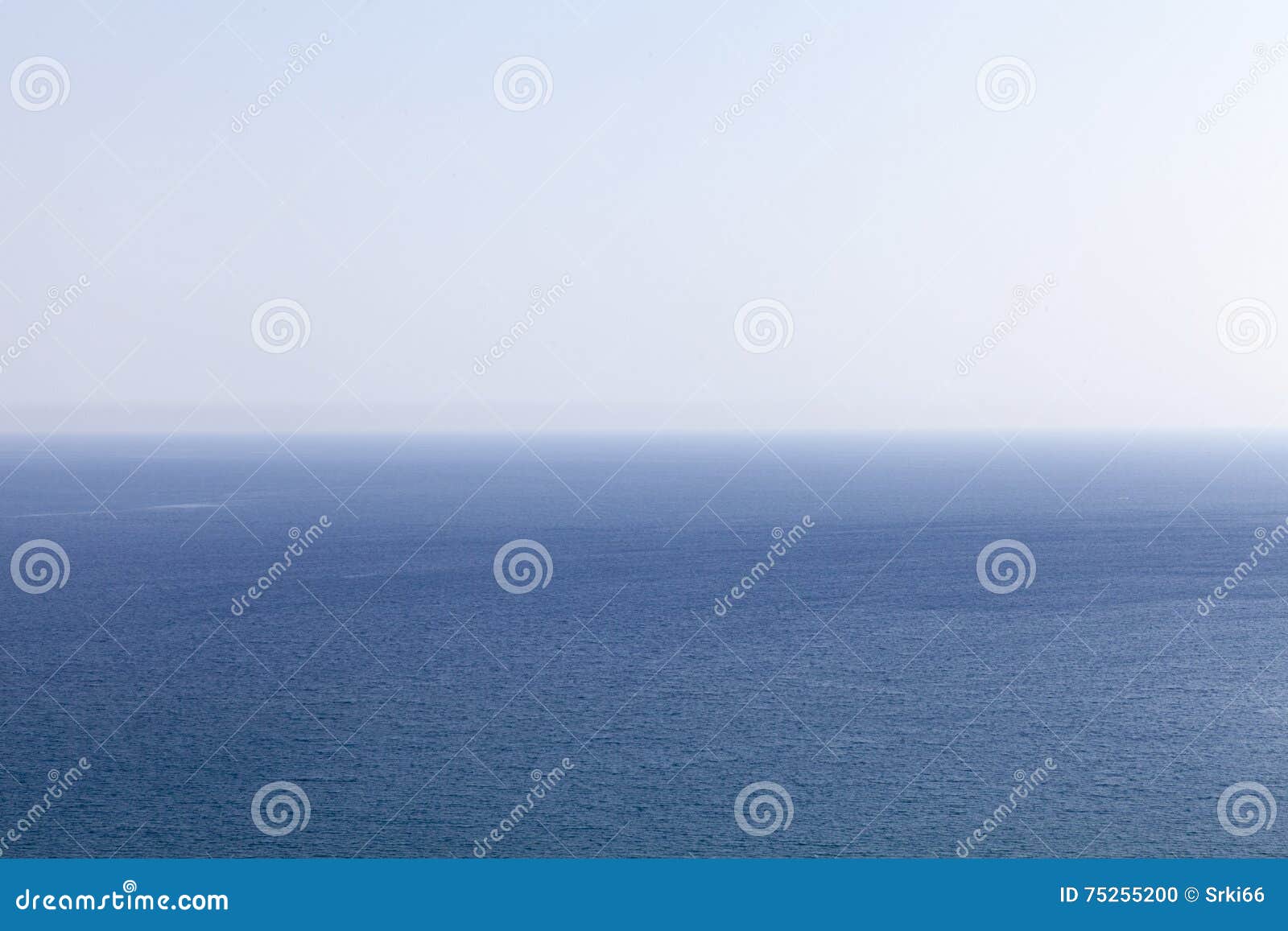Open blue sea stock photo. Image of light, peace, summer - 75255200