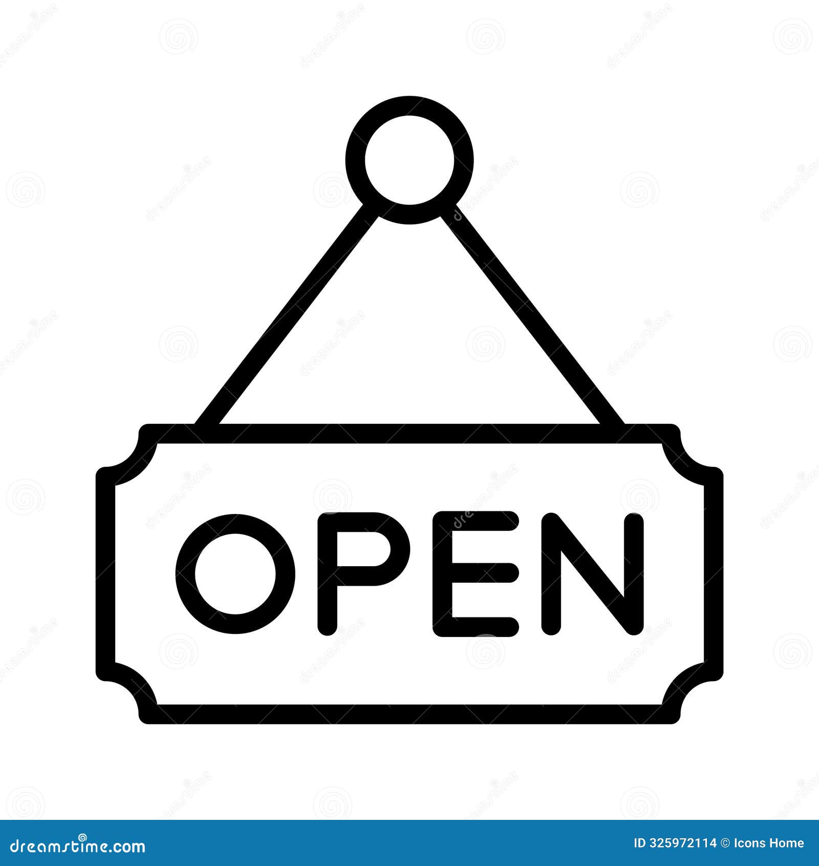 Open Board Icon Design in Modern Style, Ready To Use Vector Stock ...