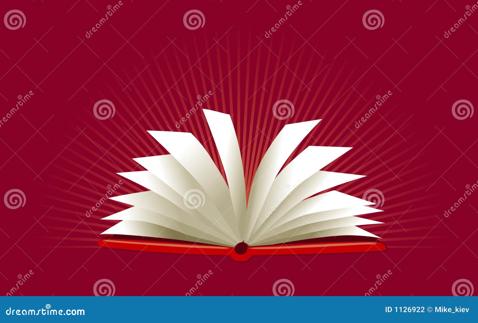 Open Boek vector illustratie. Illustration of kijk, literatuur - 1126922