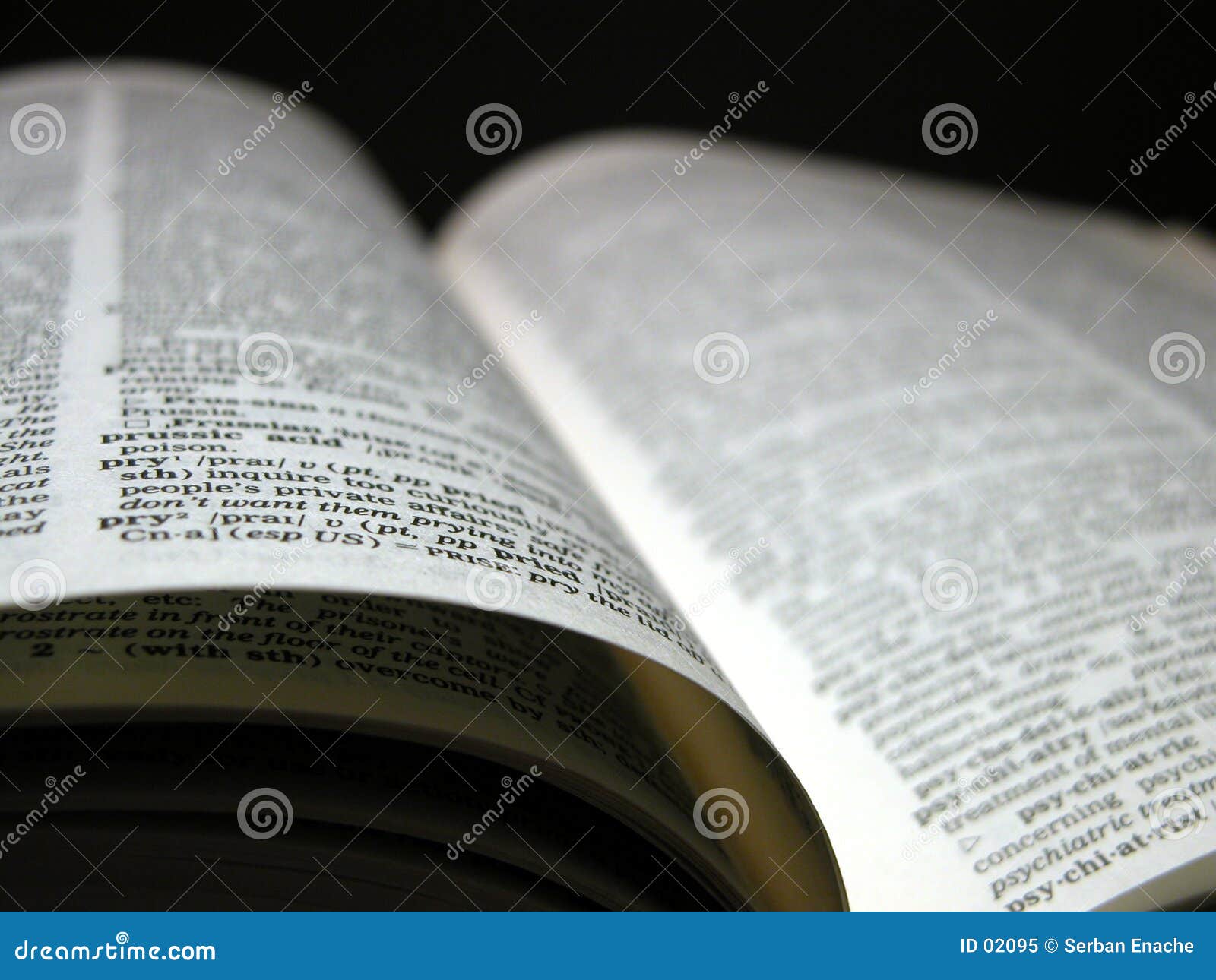 Open book stock image. Image of yellow, dictionary, curl - 2095