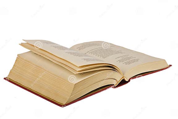 Open book stock image. Image of isolated, writing, paper - 13823953