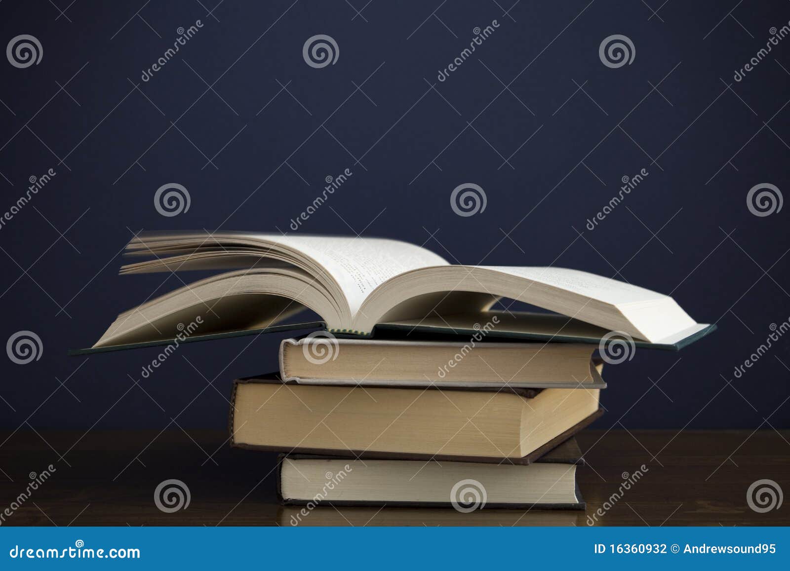 Open book stock photo. Image of stack, brown, study, wooden - 16360932
