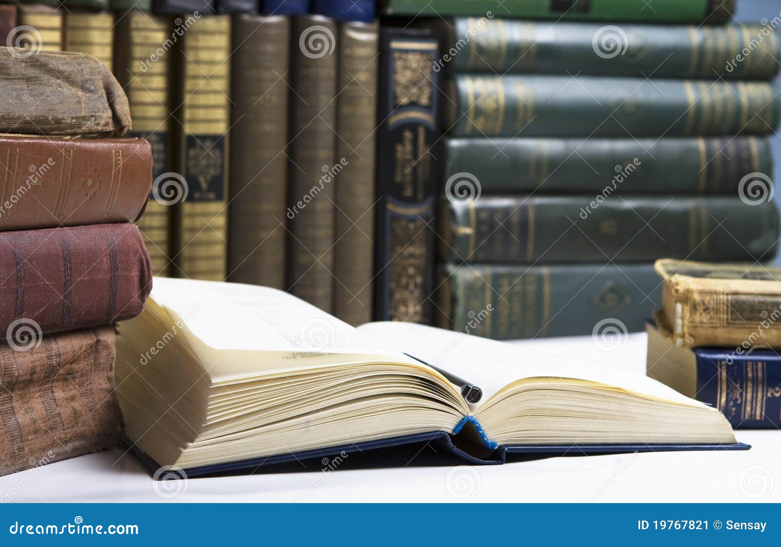 Open book stock image. Image of stack, concepts, heap - 19767821