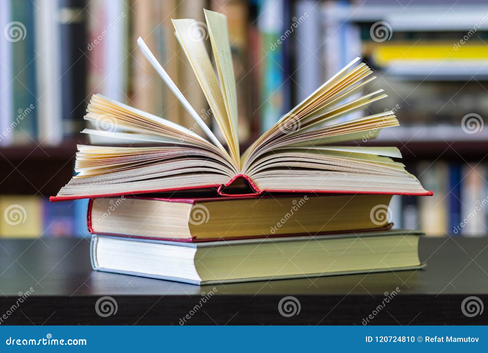 The book of knowledge. stock photo. Image of book, library - 120724810