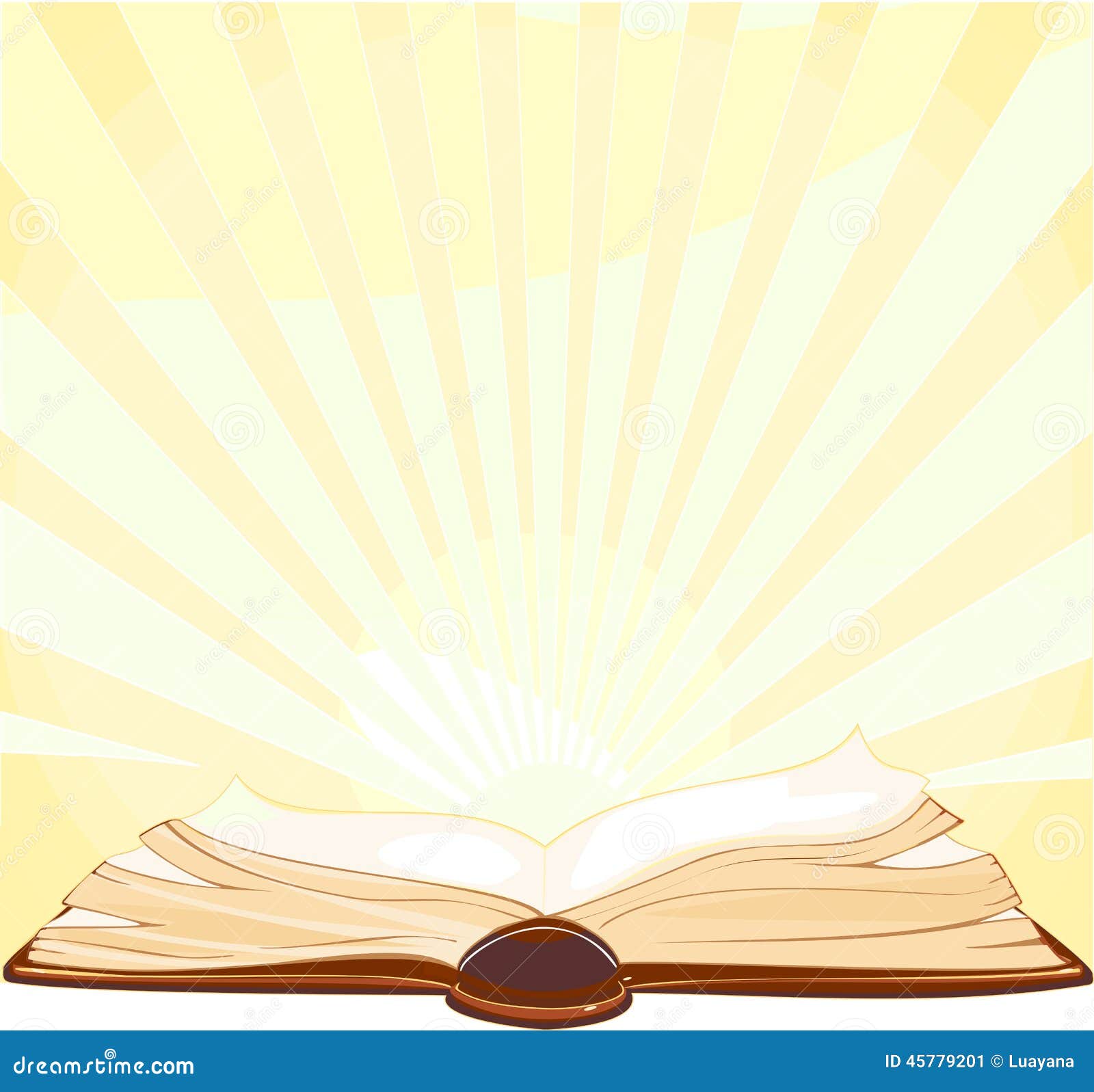 Open book stock vector. Illustration of light, science - 45779201