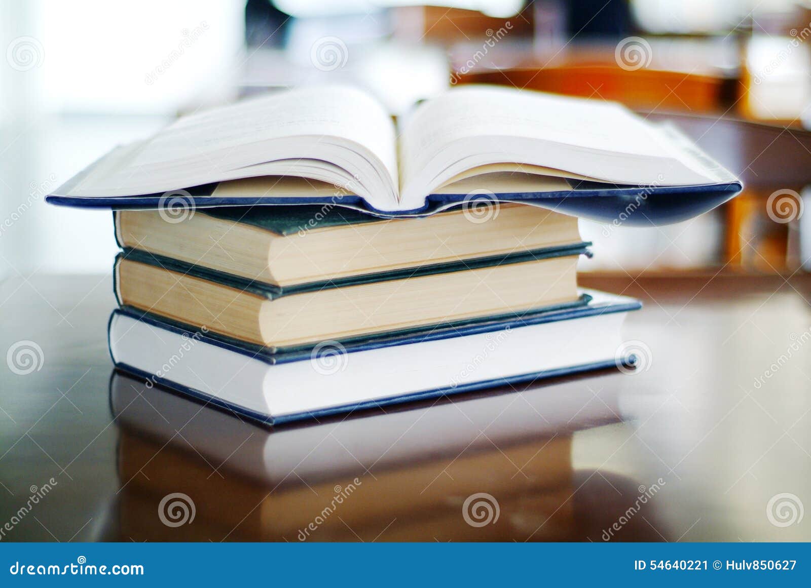 Open book on books stock image. Image of literary, literature - 54640221