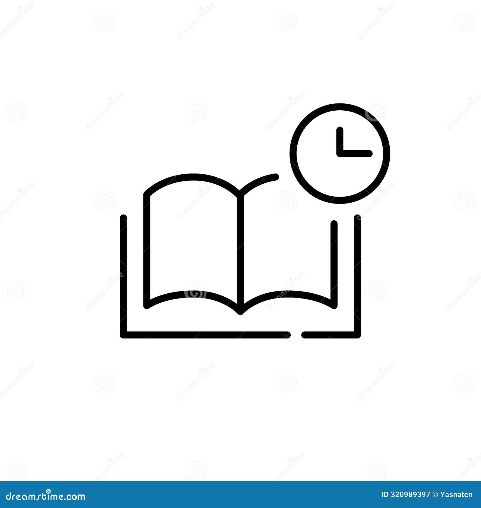 Open Book and Clock. Study Sessions, Time Dedicated To Learning ...