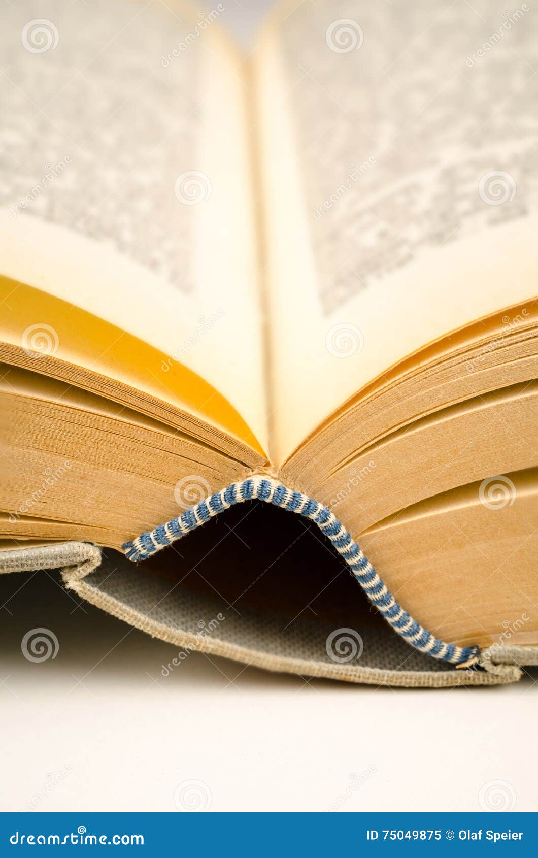 Open book stock image. Image of closeup, hardcover, studio - 75049875
