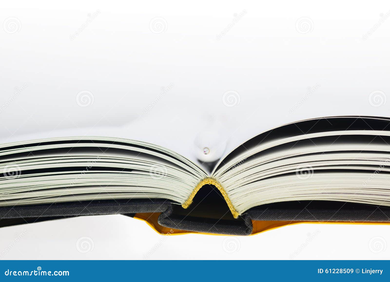 Open Book with Dark Background Stock Image - Image of cover, paper ...