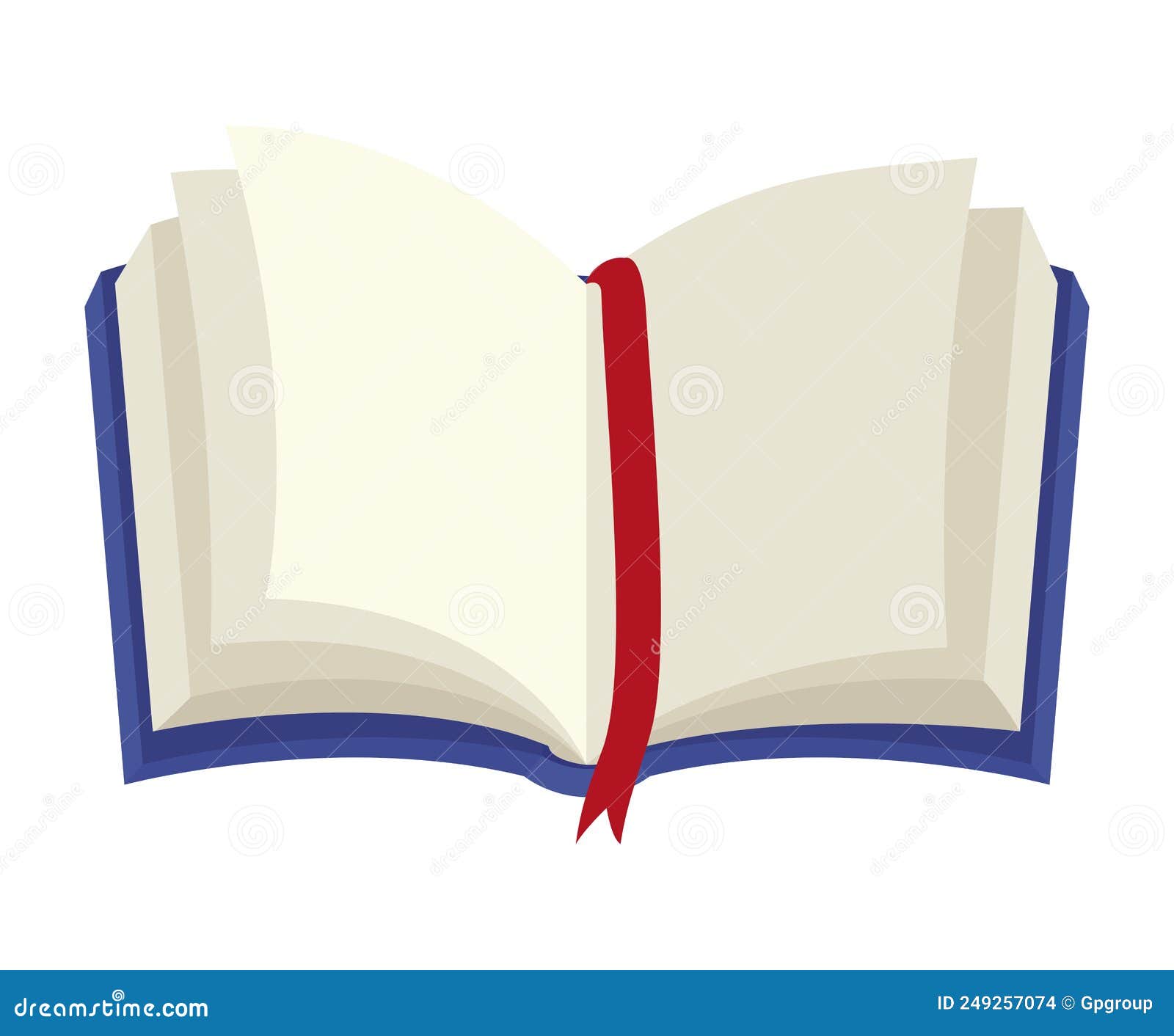 Open book design stock vector. Illustration of diary - 249257074