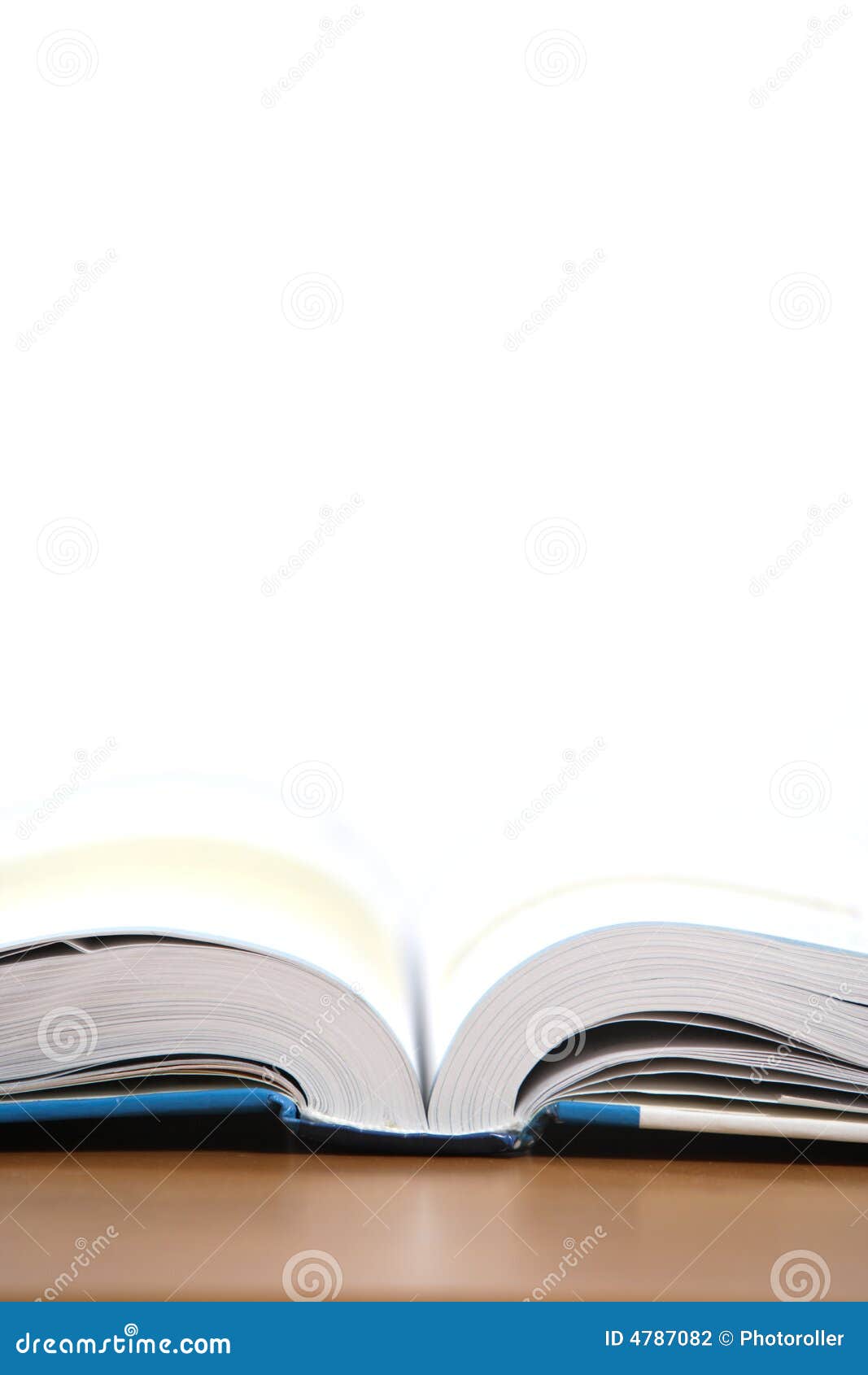 An Open Book On A Desk Picture. Image: 4787082