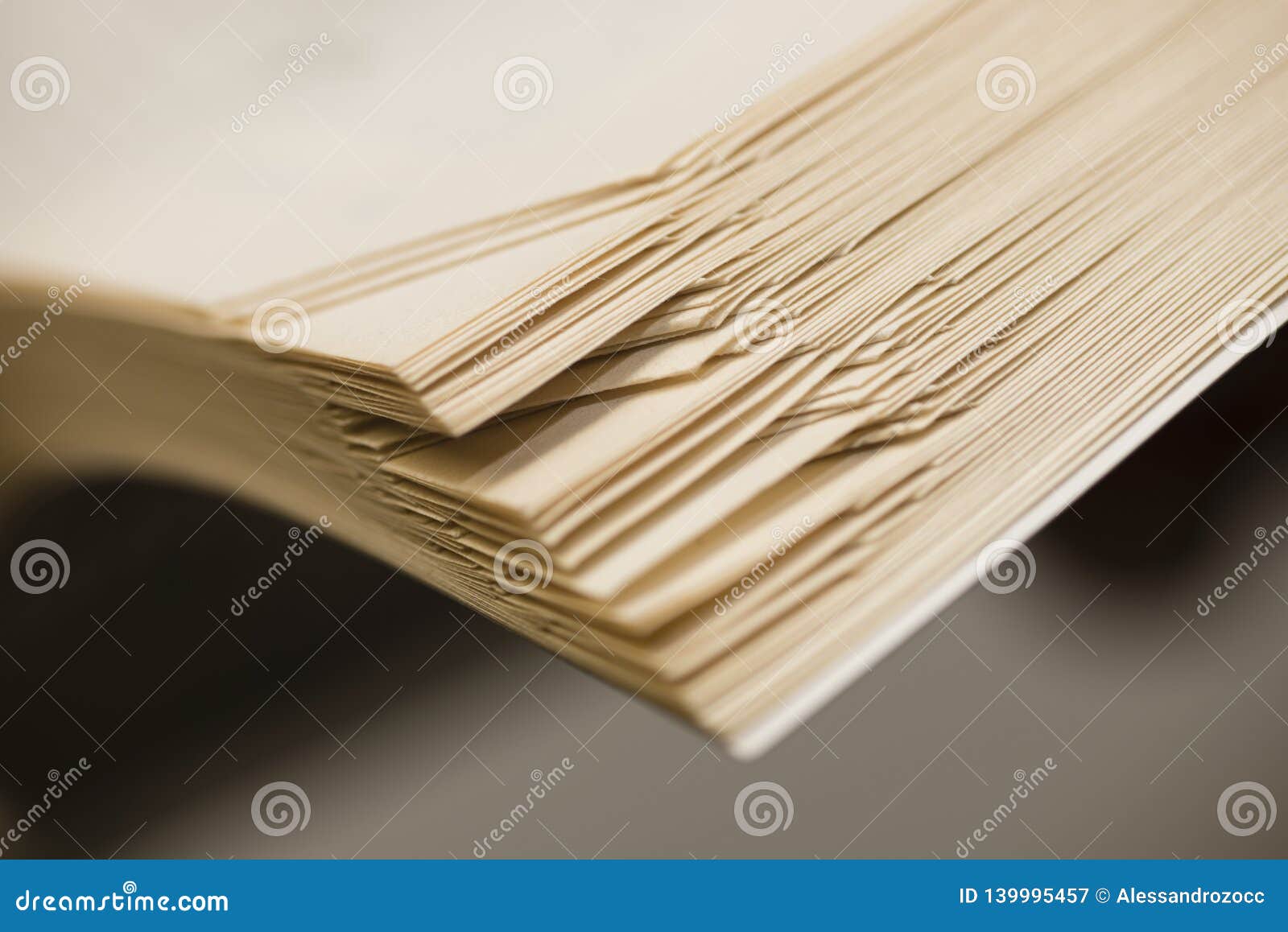 Open Book with Dog-ears Bookmarks Stock Image - Image of open, student ...