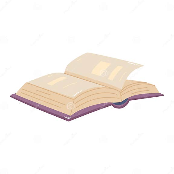Open Book Doodle Vector Illustration Stock Vector - Illustration of ...