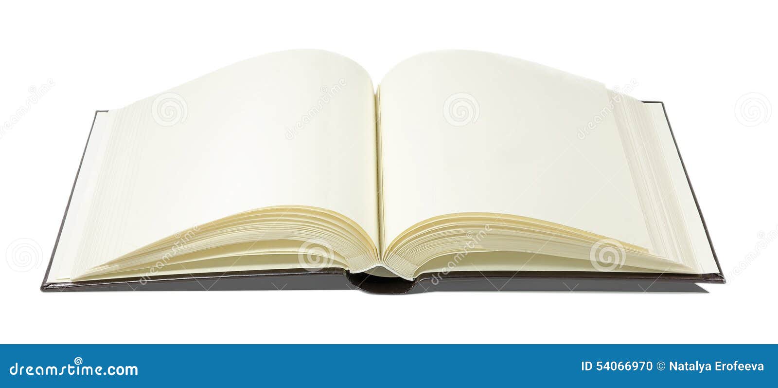 Open Book with Empty Pages Isolated on Clear Background Stock Photo ...