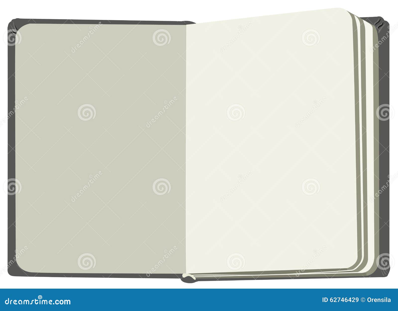 Open book first flyleaf stock vector. Illustration of reading - 62746429