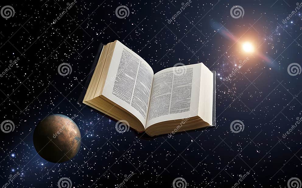 Open Book Floating in Outer Space, Knowledge Exploration, and the ...
