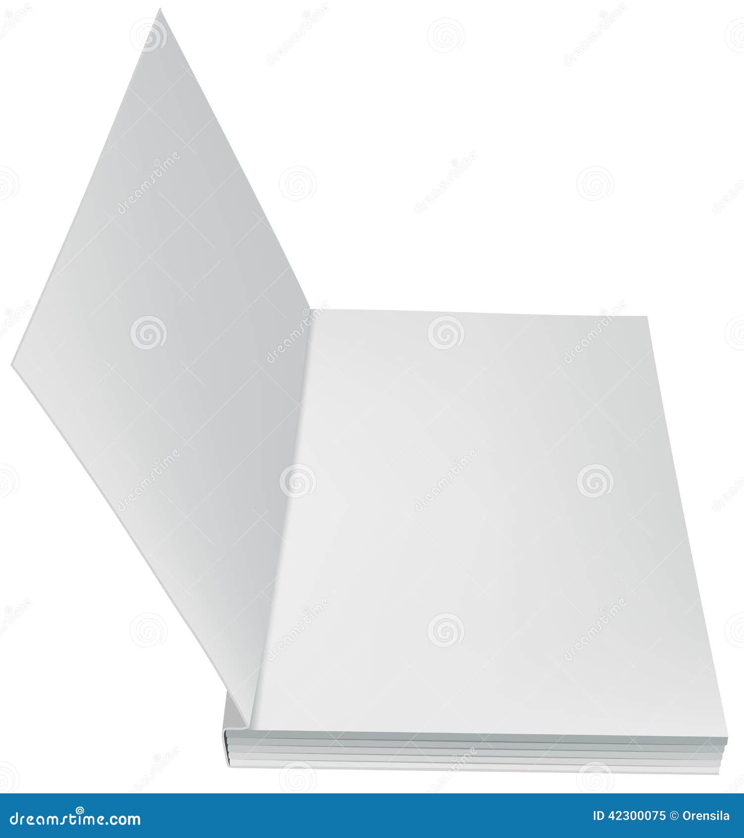 Open Book Front Page Paperback Isolated Stock Vector - Illustration of ...